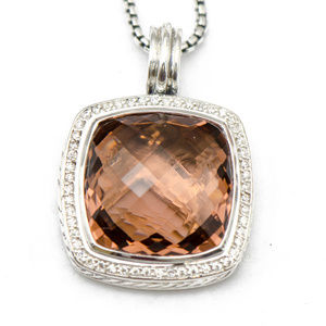 David Yurman | Jewelry | David Yurman Albion 2mm Morganite Pendant ...